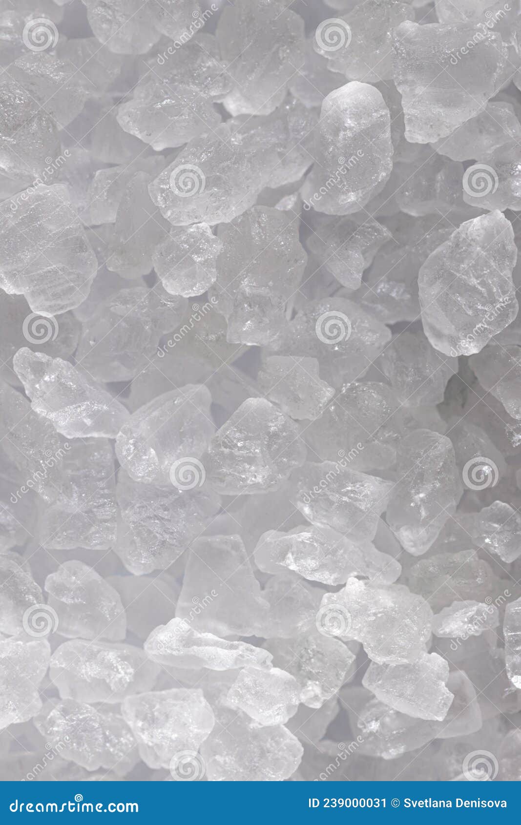 Macrophotography of Sea Salt. the Salt Pieces are Close Stock Image ...