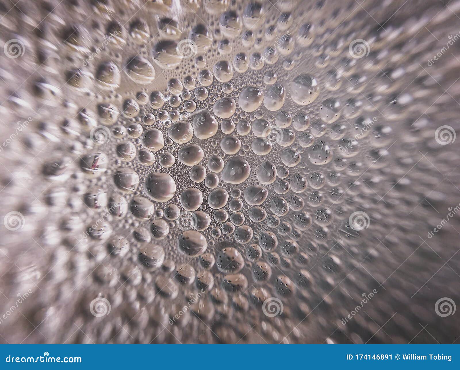 Macrophotography Shot, Dew or Water Drop on Cold Drink Bottle Surface ...