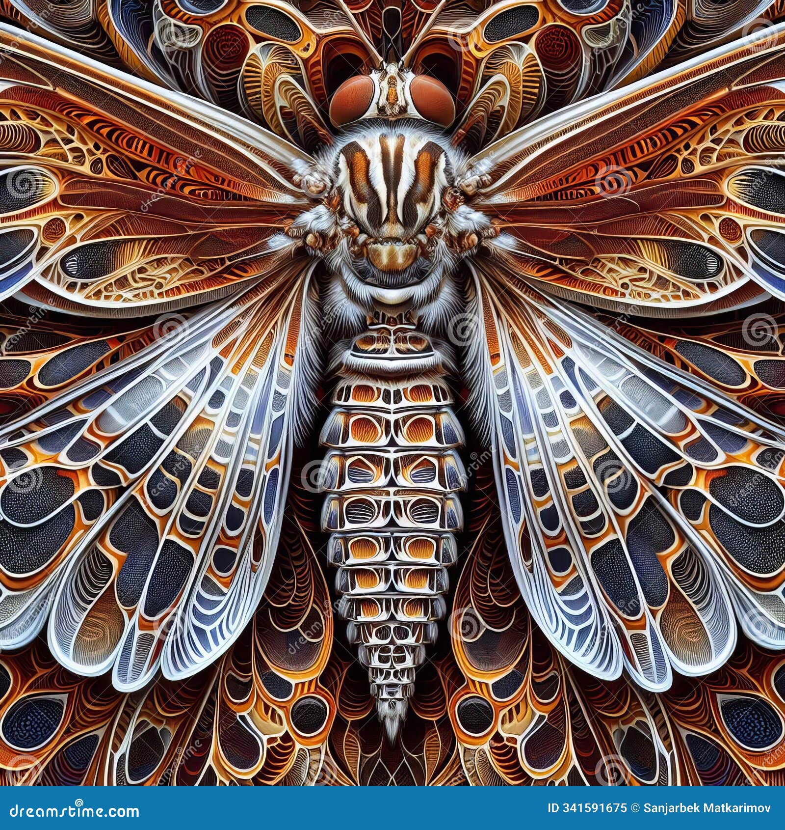 Macrorealism Insect Patterns a Detailed Study of the Patterns on Stock ...