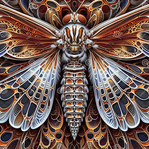 Macrorealism Insect Patterns a Detailed Study of the Patterns on Stock ...