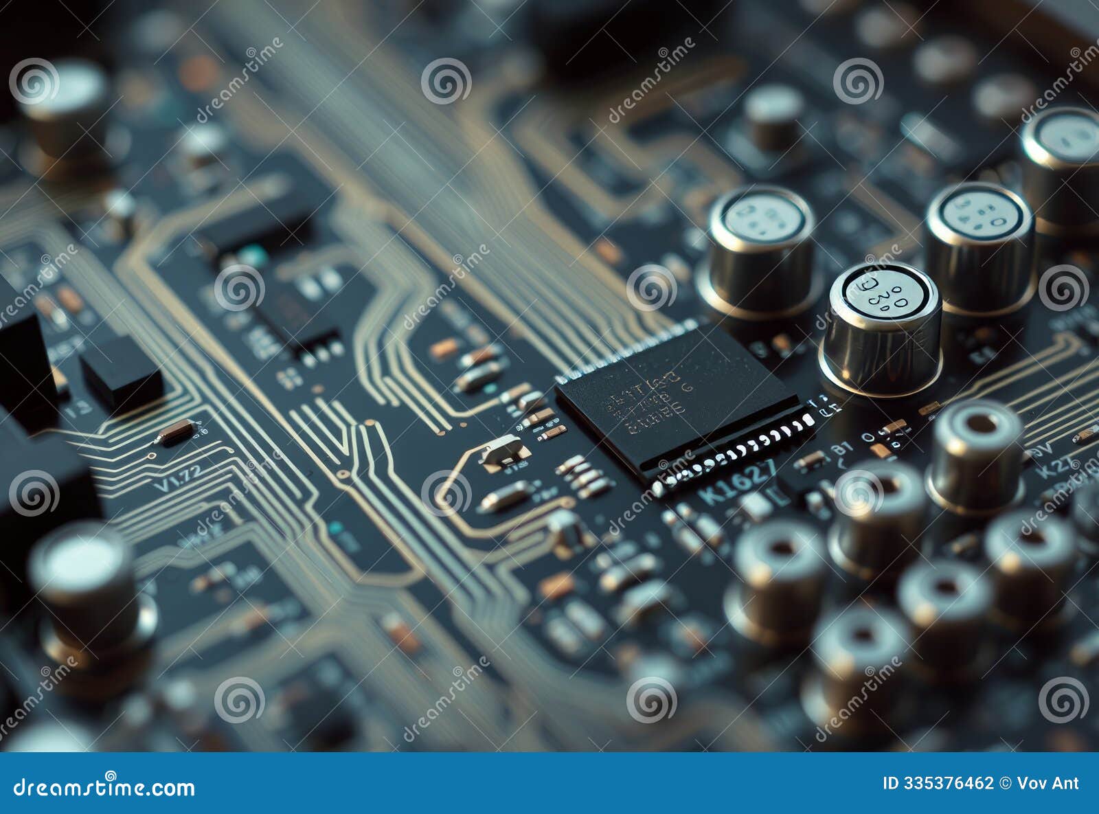 Macrorealism Matrix Code a Close Up Hyperrealistic View of a Ci ...