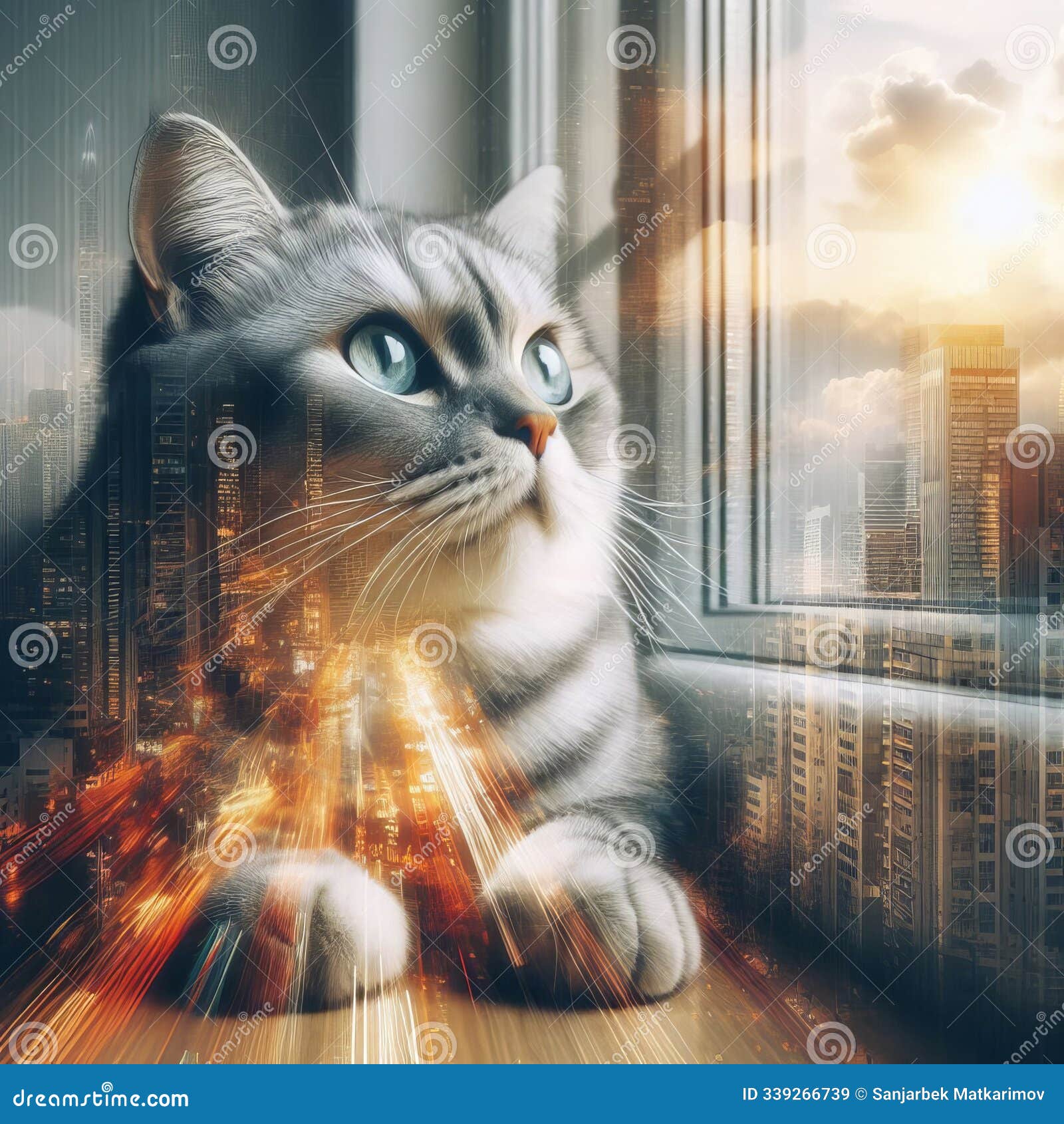 Macrorealistic Multiple Exposure A Macrorealistic Painting Of A Royalty ...