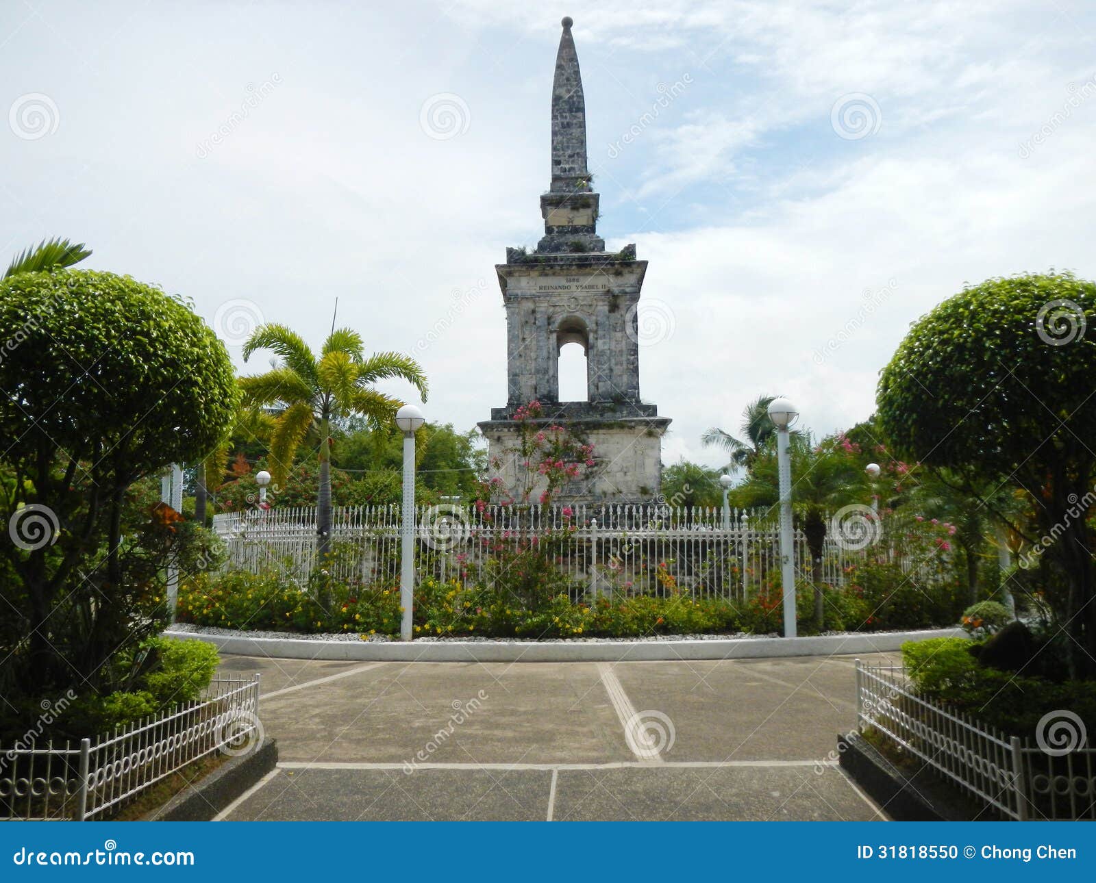 Mactan shrine stock photo. Image of cebu, philippine - 31818550