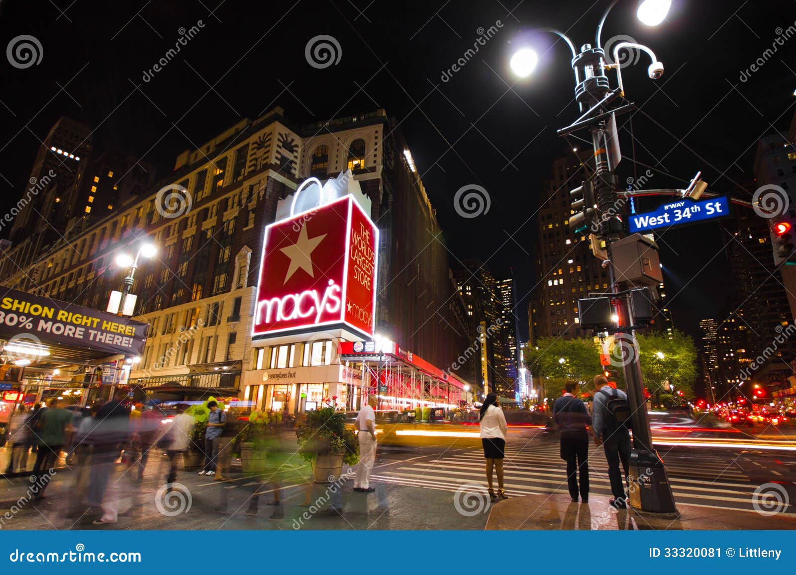 Macys Herald Square NYC photo éditorial. Image du allumé - 33320081