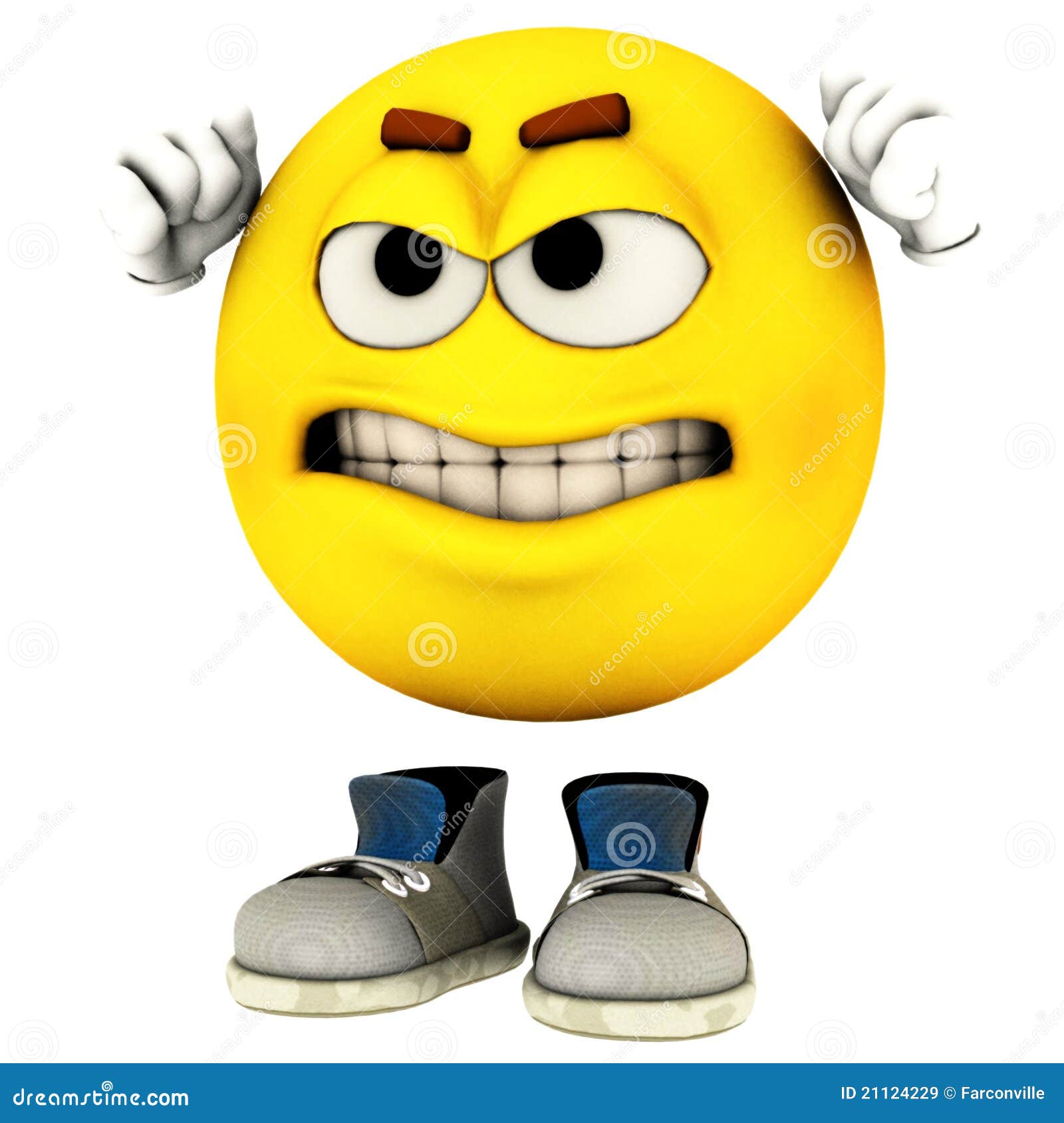 Mad stock illustration. Illustration of brows, humorous - 21124229