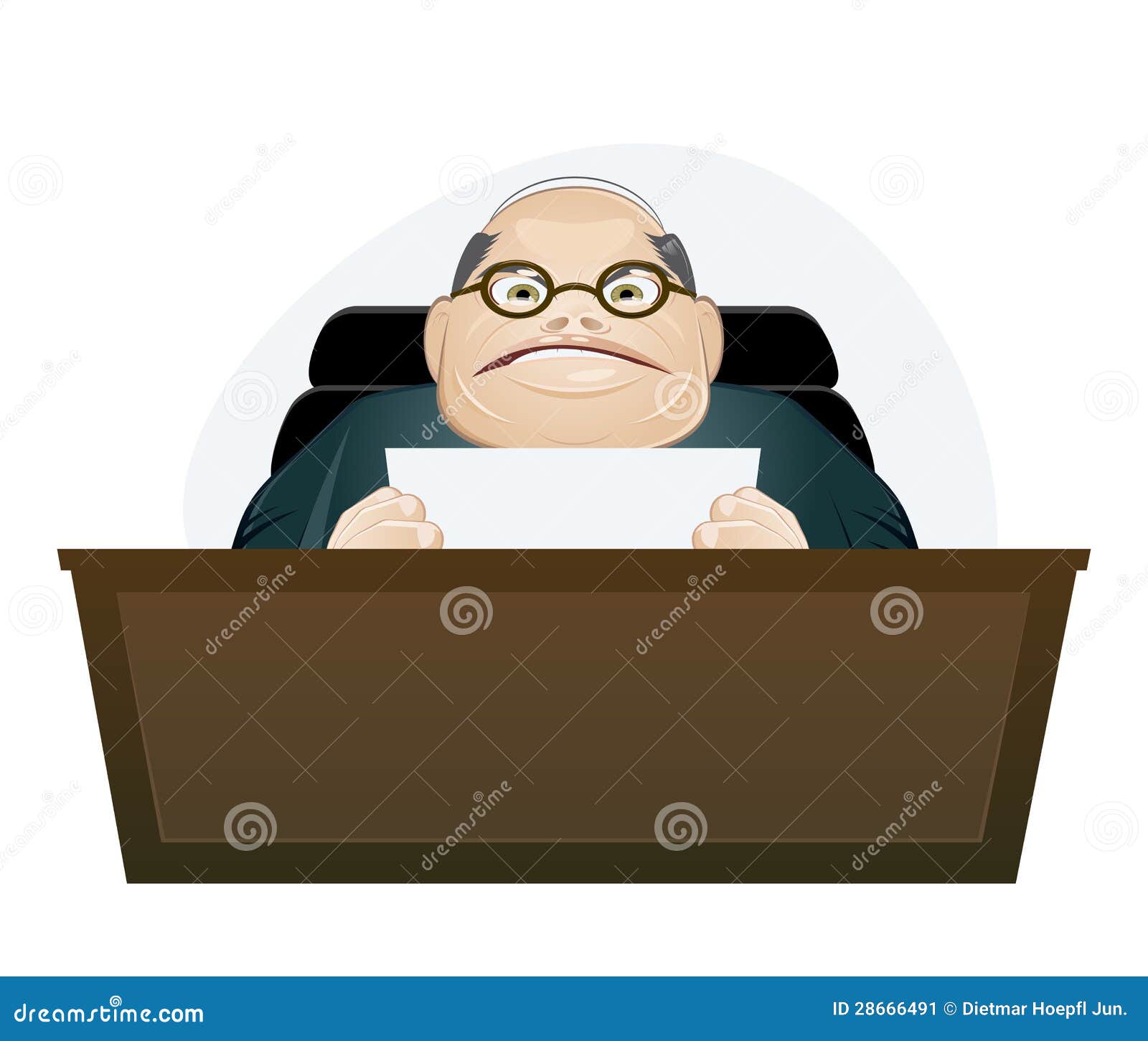 Mad boss stock vector. Illustration of business, character - 28666491