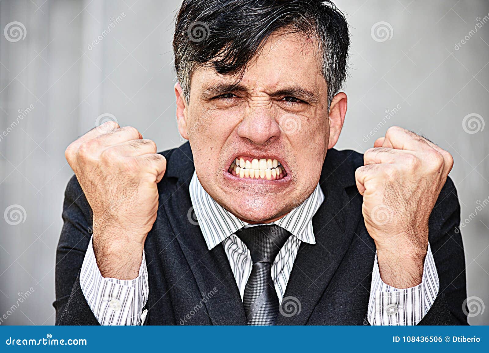 Mad Business Man stock photo. Image of hispanic, fury - 108436506