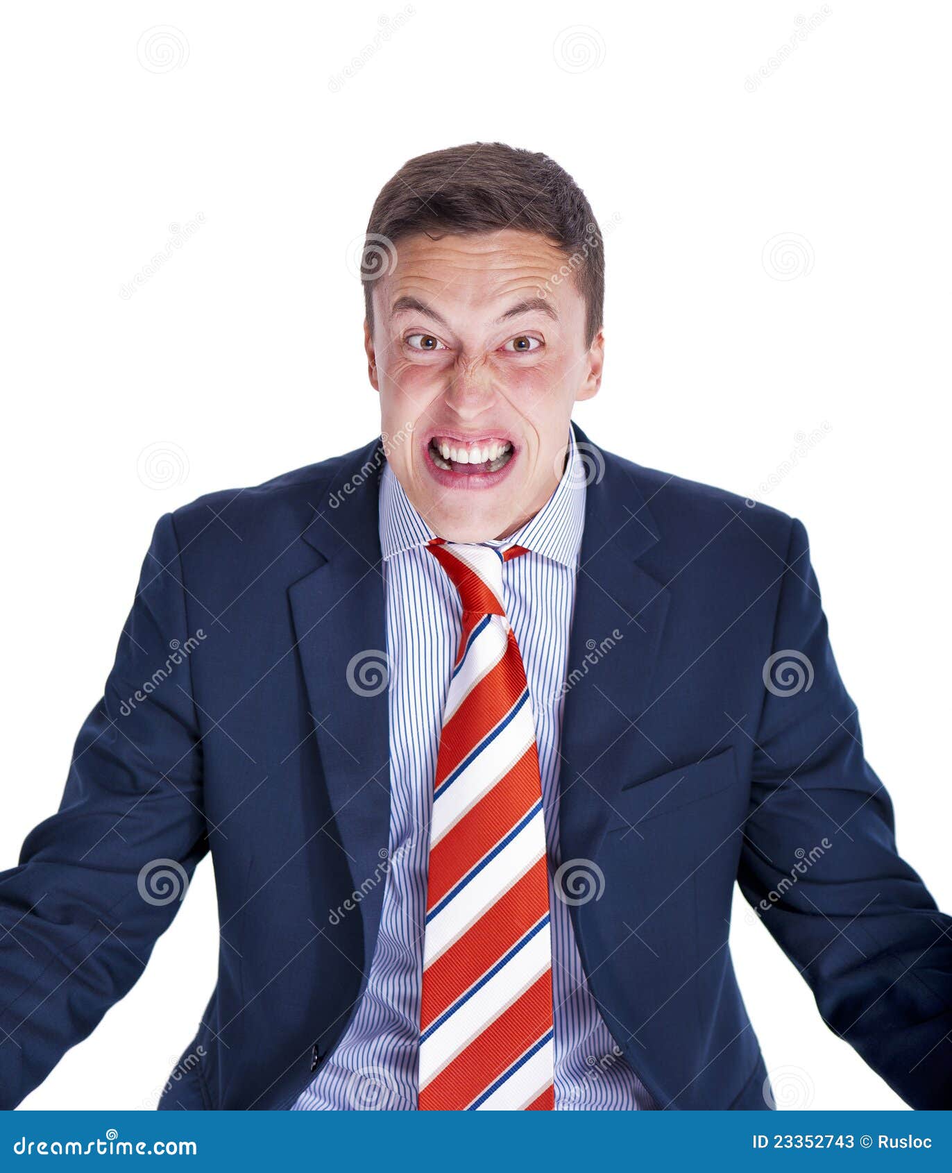 Mad businessman screaming stock image. Image of businessman - 23352743