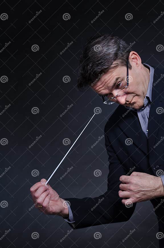 Mad conductor stock image. Image of inspiration, arts - 51900941