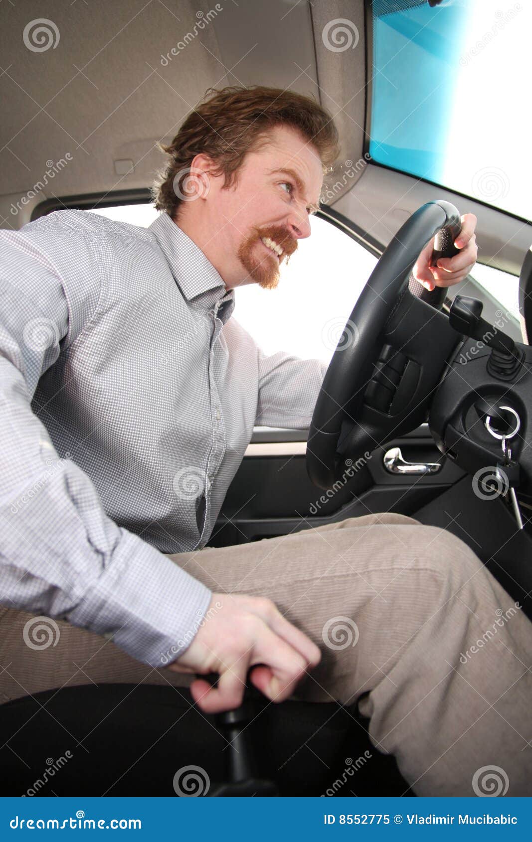 Mad driver stock image. Image of aggressive, auto, gesturing - 8552775