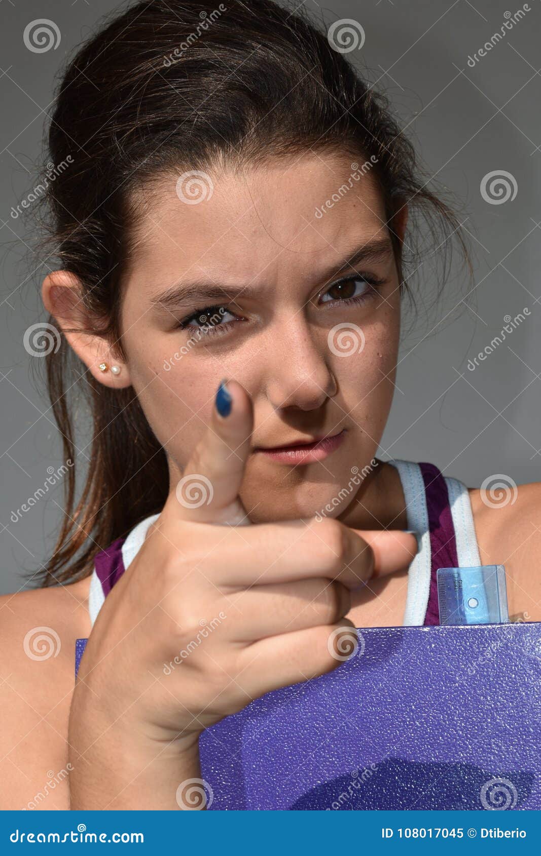 Mad Female Student stock image. Image of anger, angry - 108017045