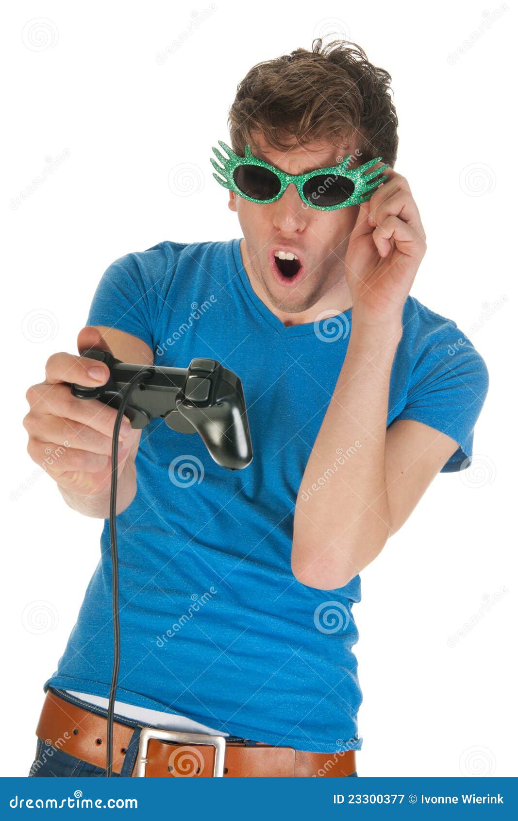 Mad gaming stock image. Image of blue, fast, concentrated - 23300377