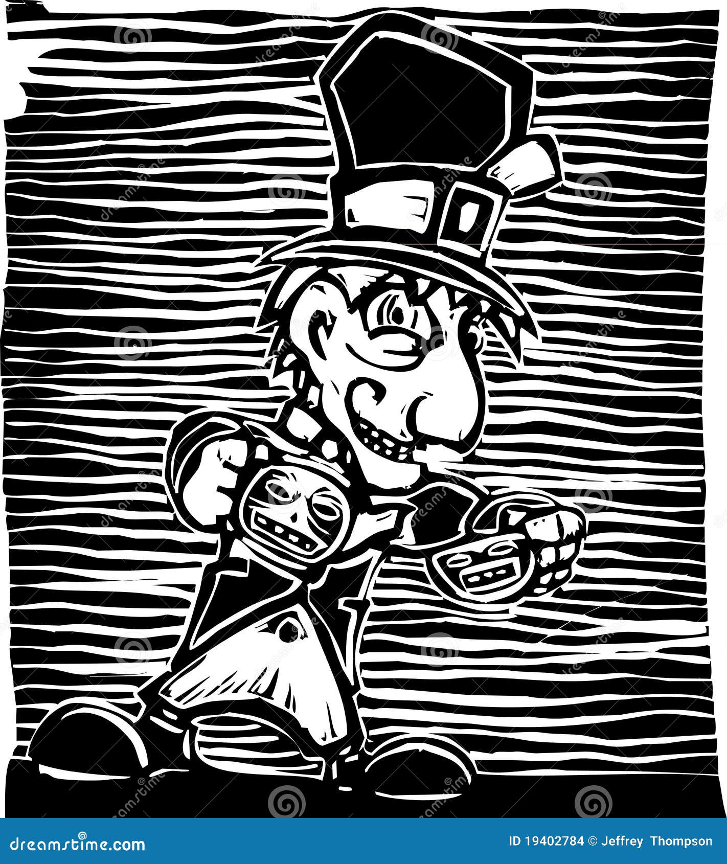 Mad Hatter stock vector. Illustration of story, lewis - 19402784