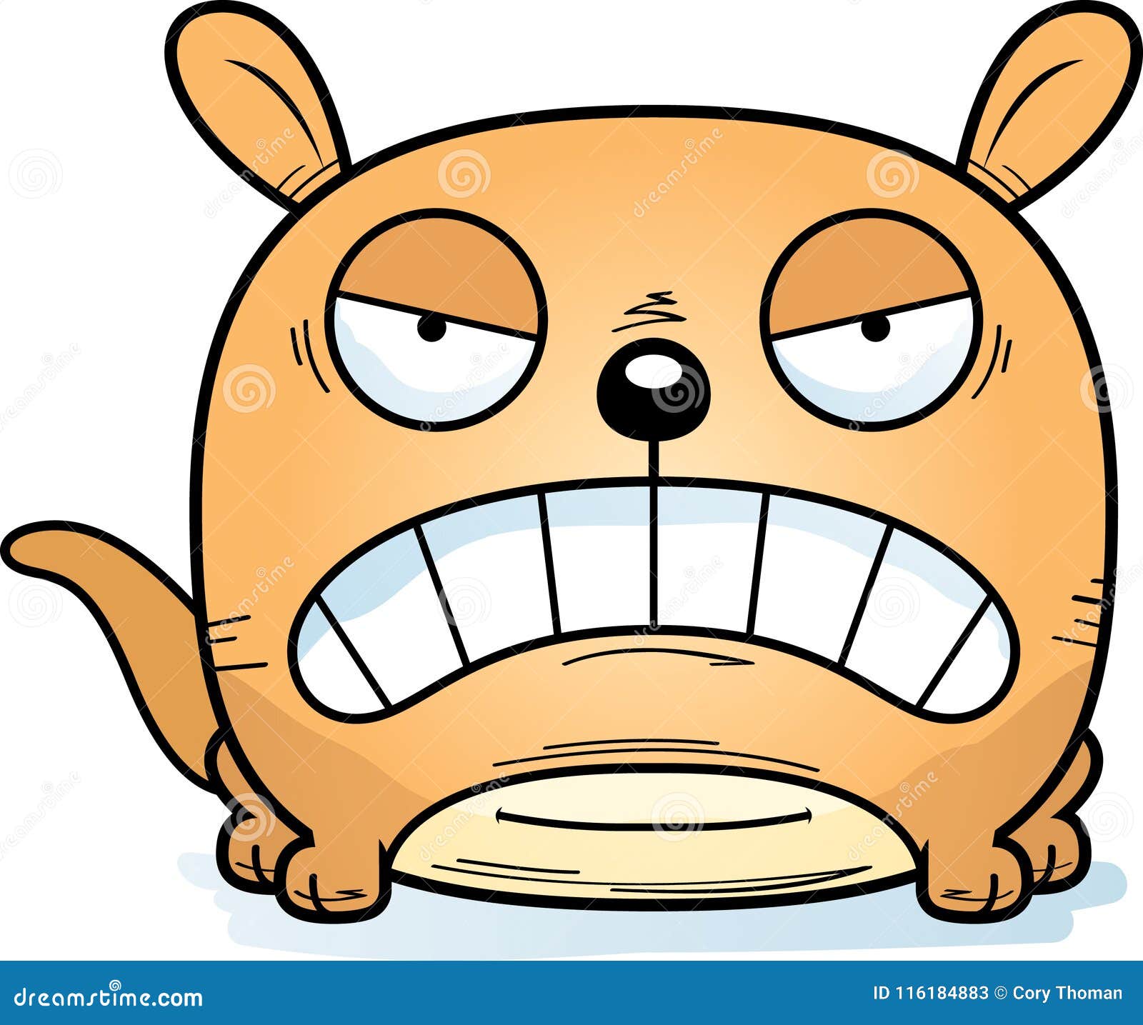 Angry Kangaroo Cartoon