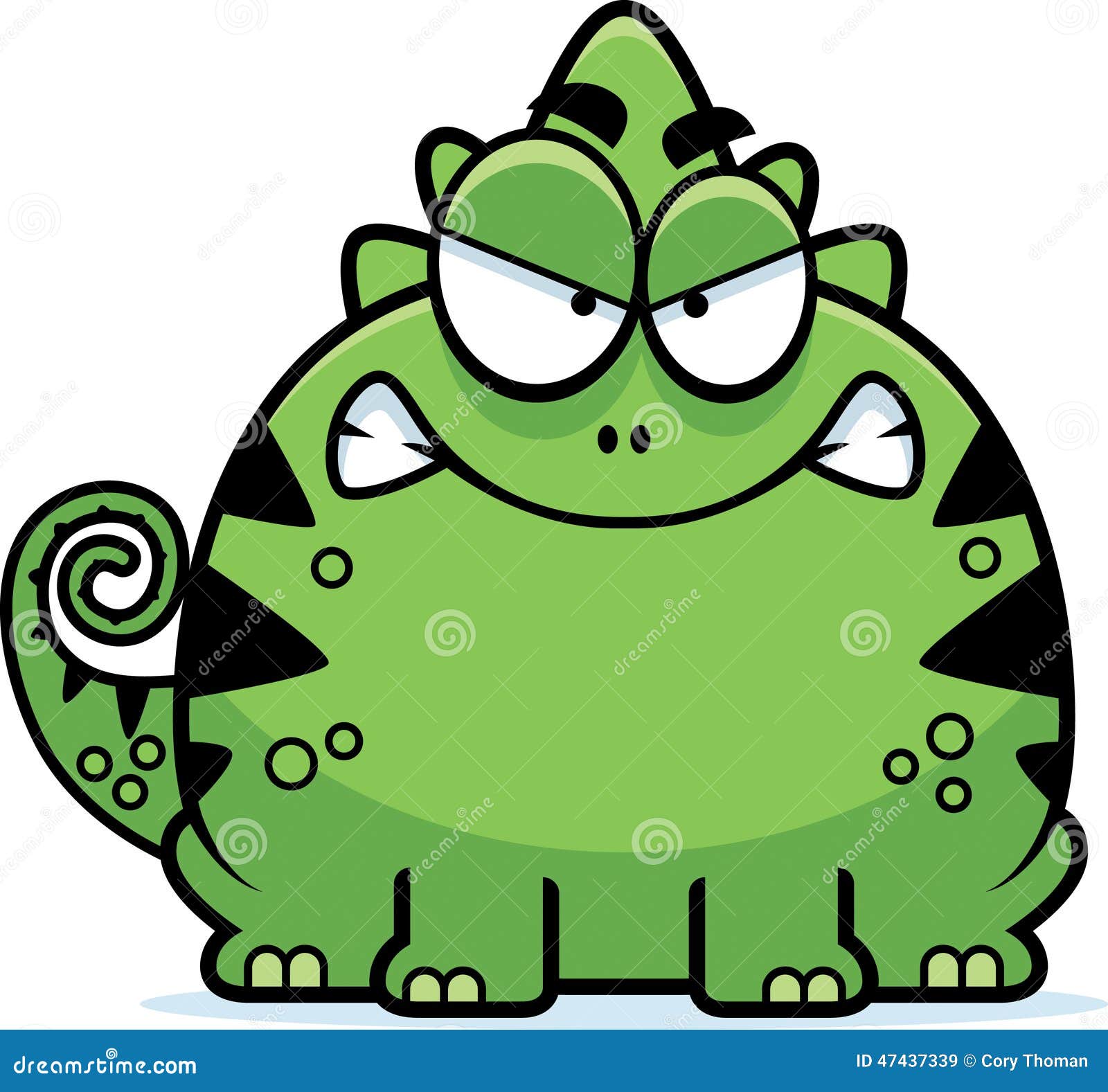 Mad Little Lizard stock vector. Illustration of gnash - 47437339