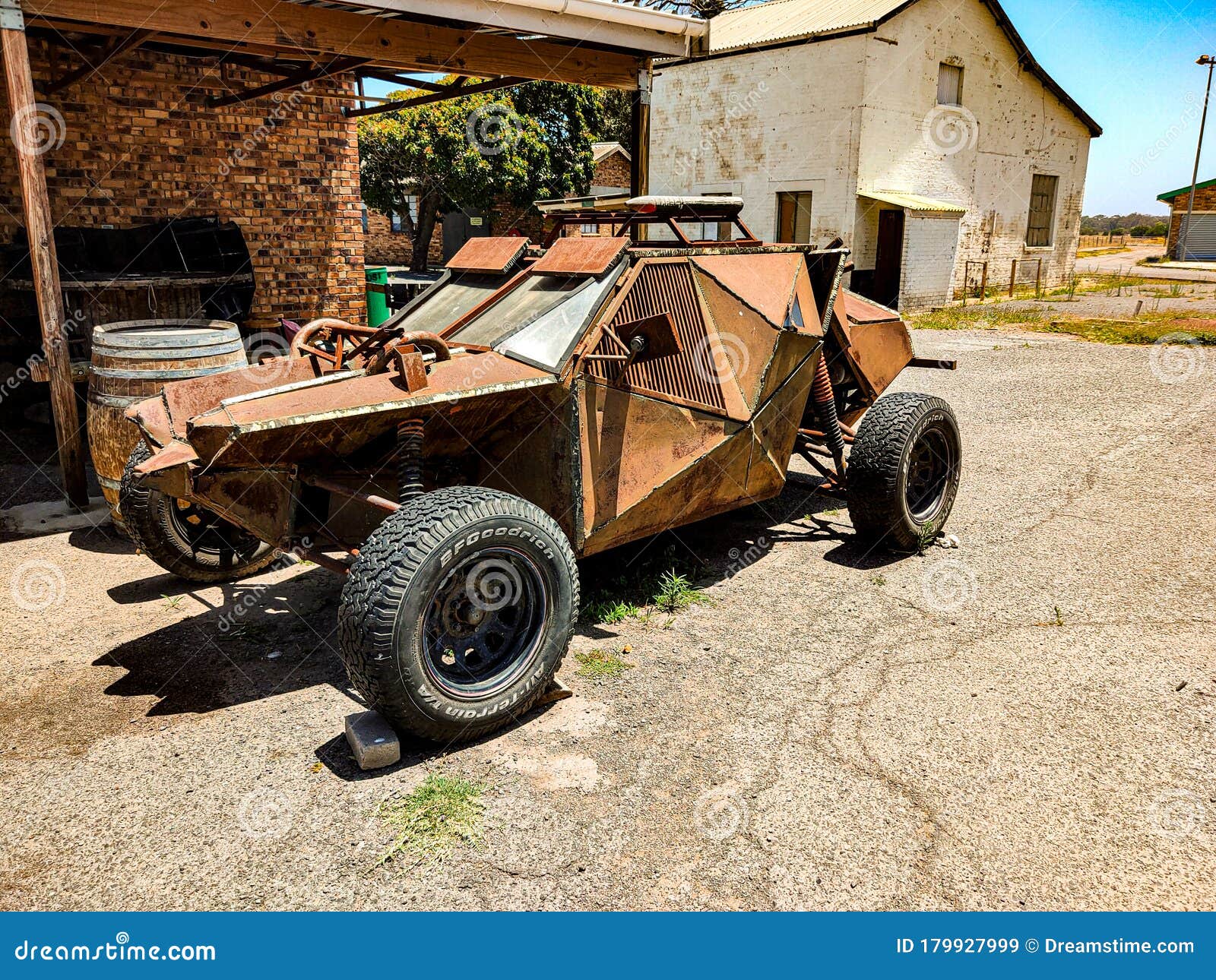 Mad max style custom car editorial stock image. Image of bumper - 179927999