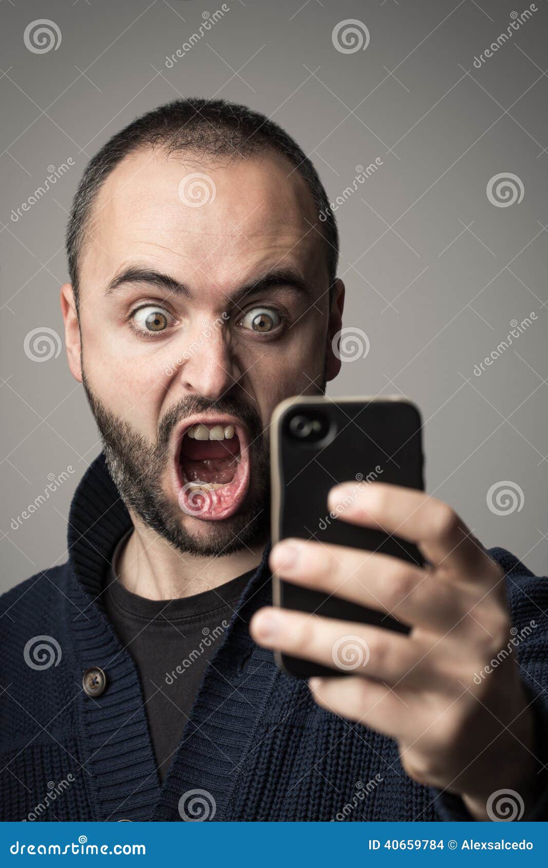 Mad at phone stock photo. Image of technology, smart - 40659784