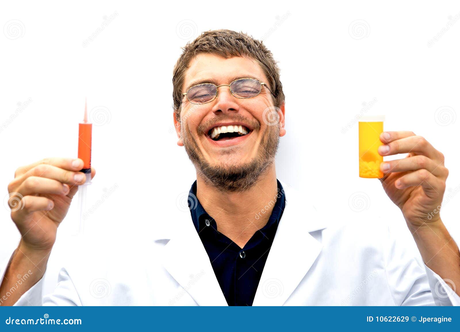 Mad Scientist stock image. Image of glasses, hilarious - 10622629