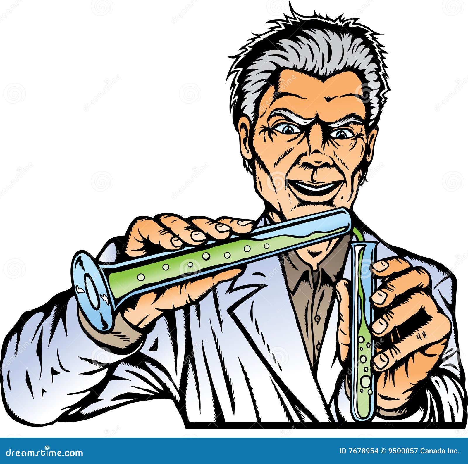 Mad Scientist Drawing