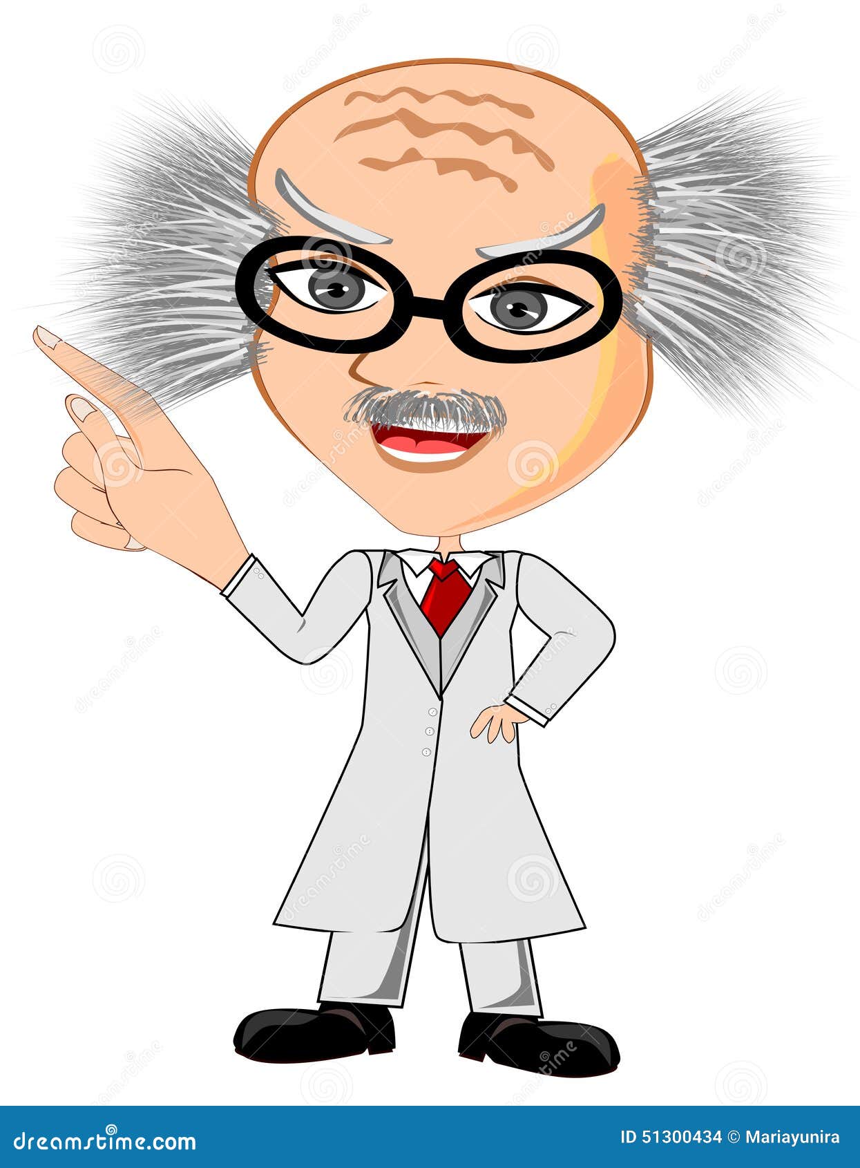 Mad scientist stock vector. Illustration of laboratorium - 51300434