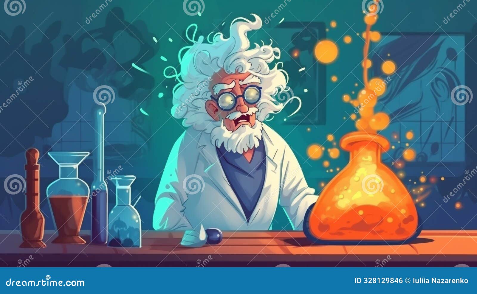 A Mad Scientist in a Science Lab. AI Generated Stock Photo - Image of ... A Mad Scientist in a Science Lab. AI Generated Stock Photo - Image of ...