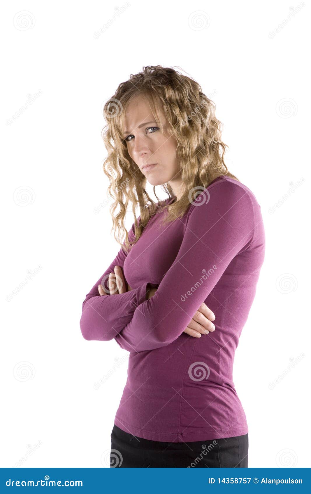 Really mad woman stock image. Image of pretty, frustration - 14358757