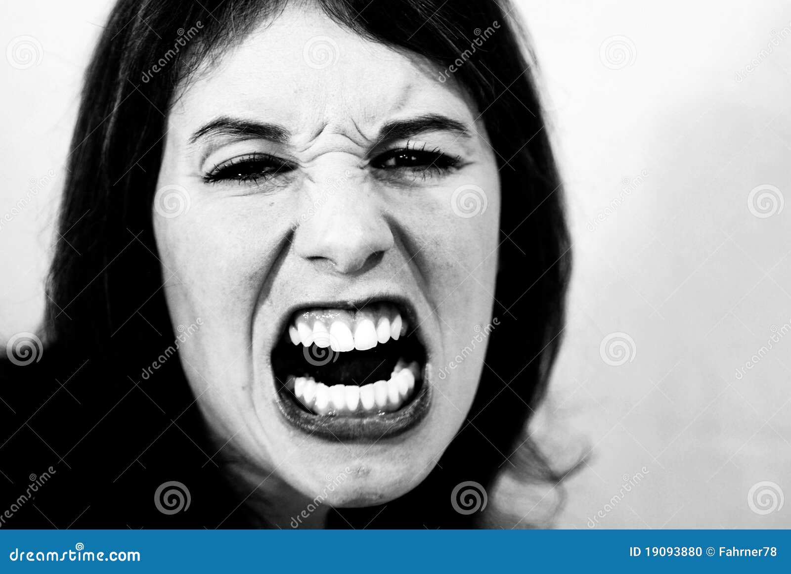 Mad woman stock photo. Image of emotional, pain, anger - 19093880