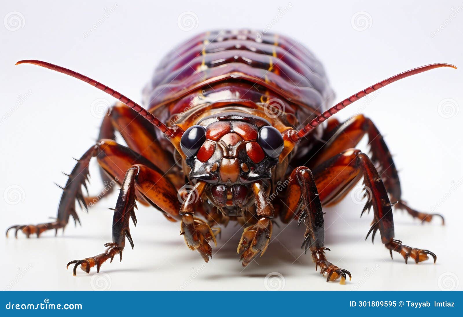 Madagascar Hissing Cockroach Insect Isolated On A Transparent ...