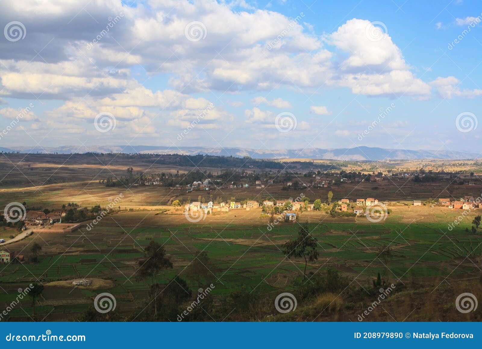Madagascar Mountain Landscape in a Summer Time Editorial Image - Image ...