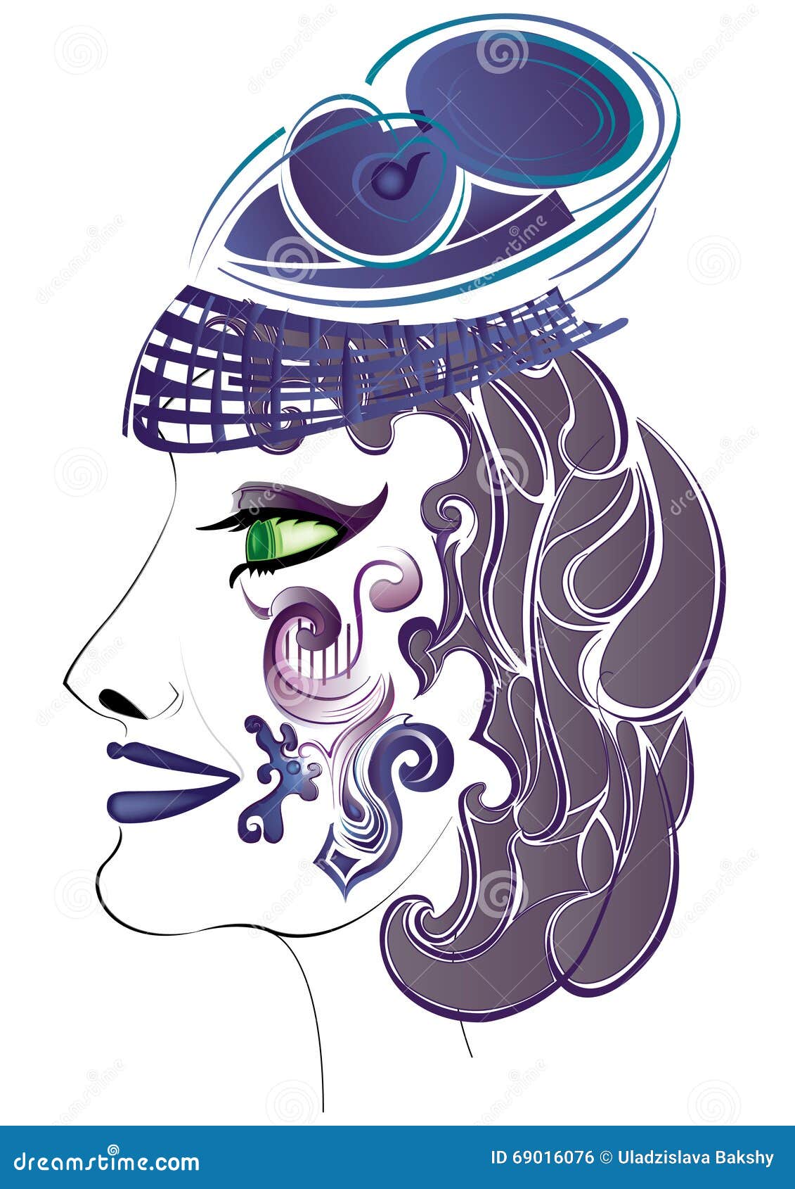 Madam stock vector. Illustration of female, character - 69016076