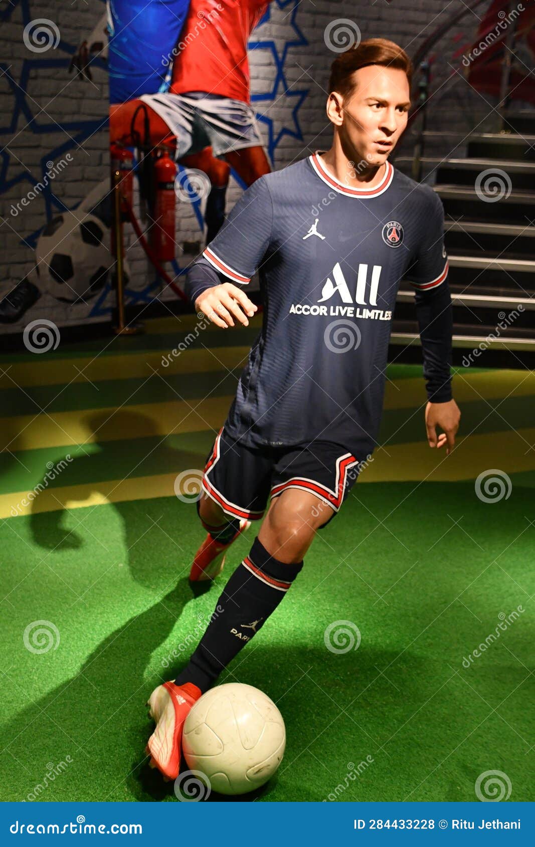 Lionel Messi Wax Statue at Madame Tussauds Dubai on Bluewaters Island ...