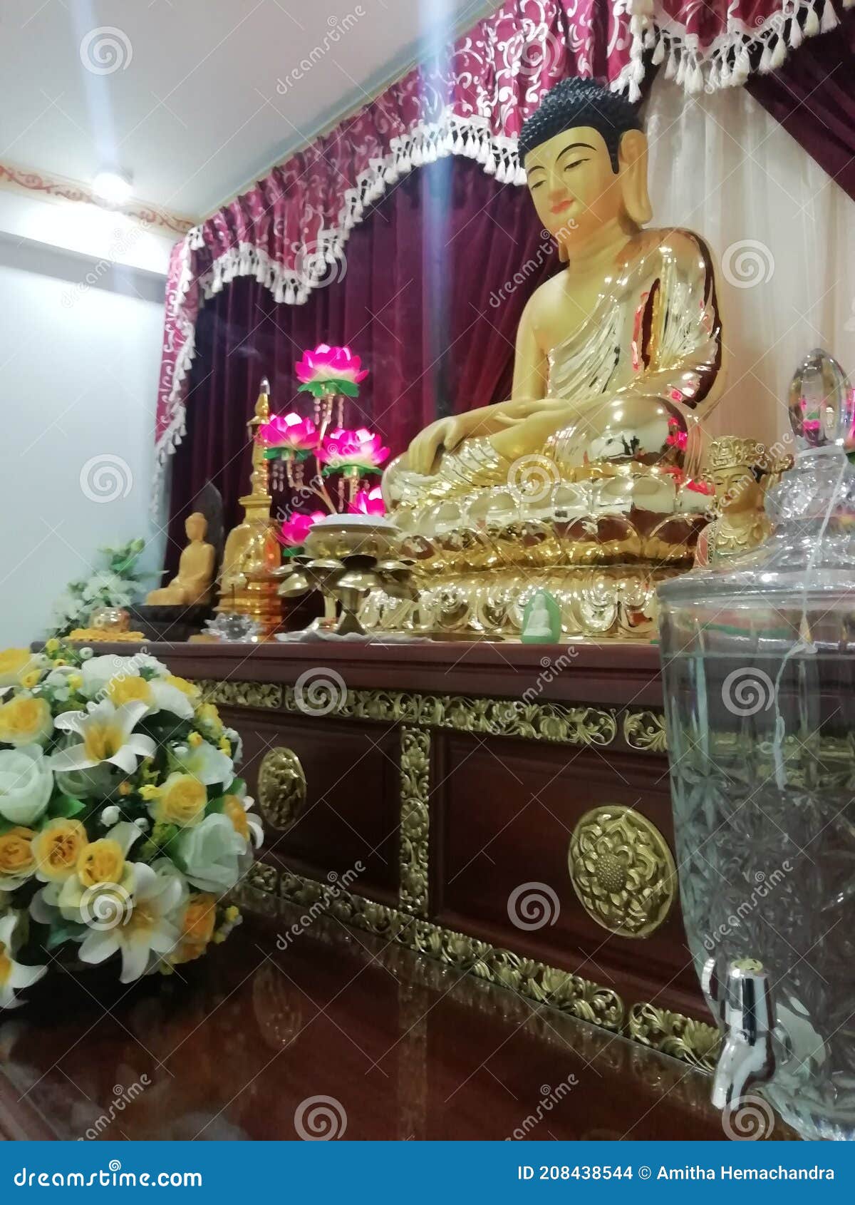 Madawala temple kandy stock photo. Image of centrepiece - 208438544