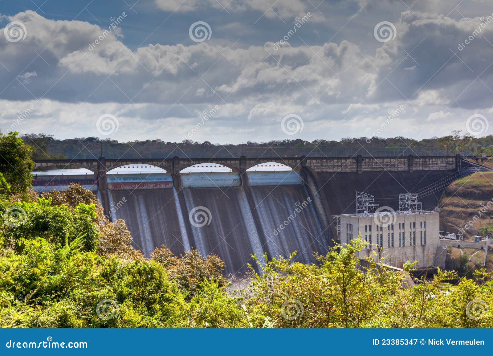 Madden dam. stock image. Image of river, america, travel - 23385347
