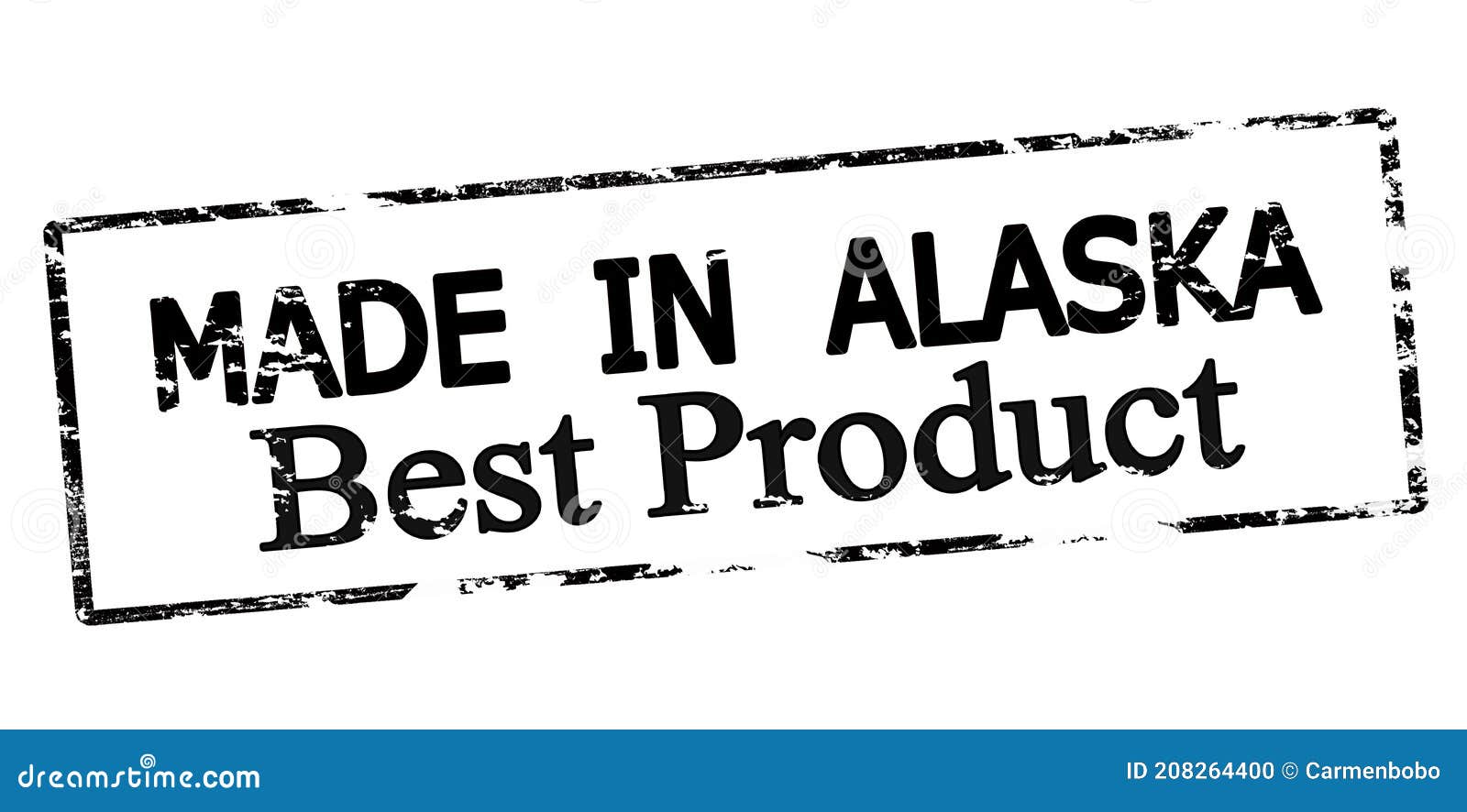 Stamp with Text Made in Alaska Stock Illustration - Illustration of ...