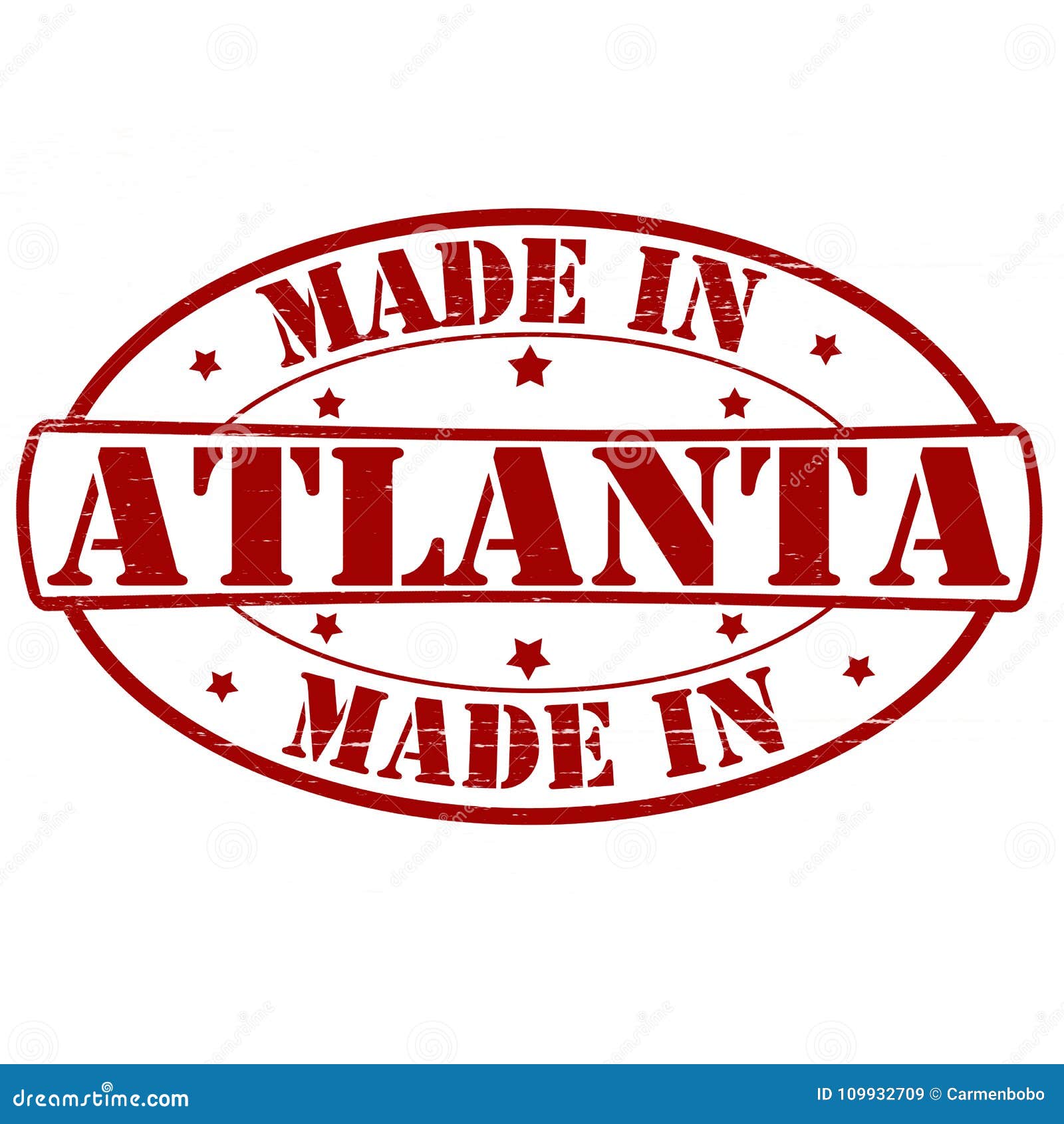 Made in Atlanta stock illustration. Illustration of miscellaneous ...