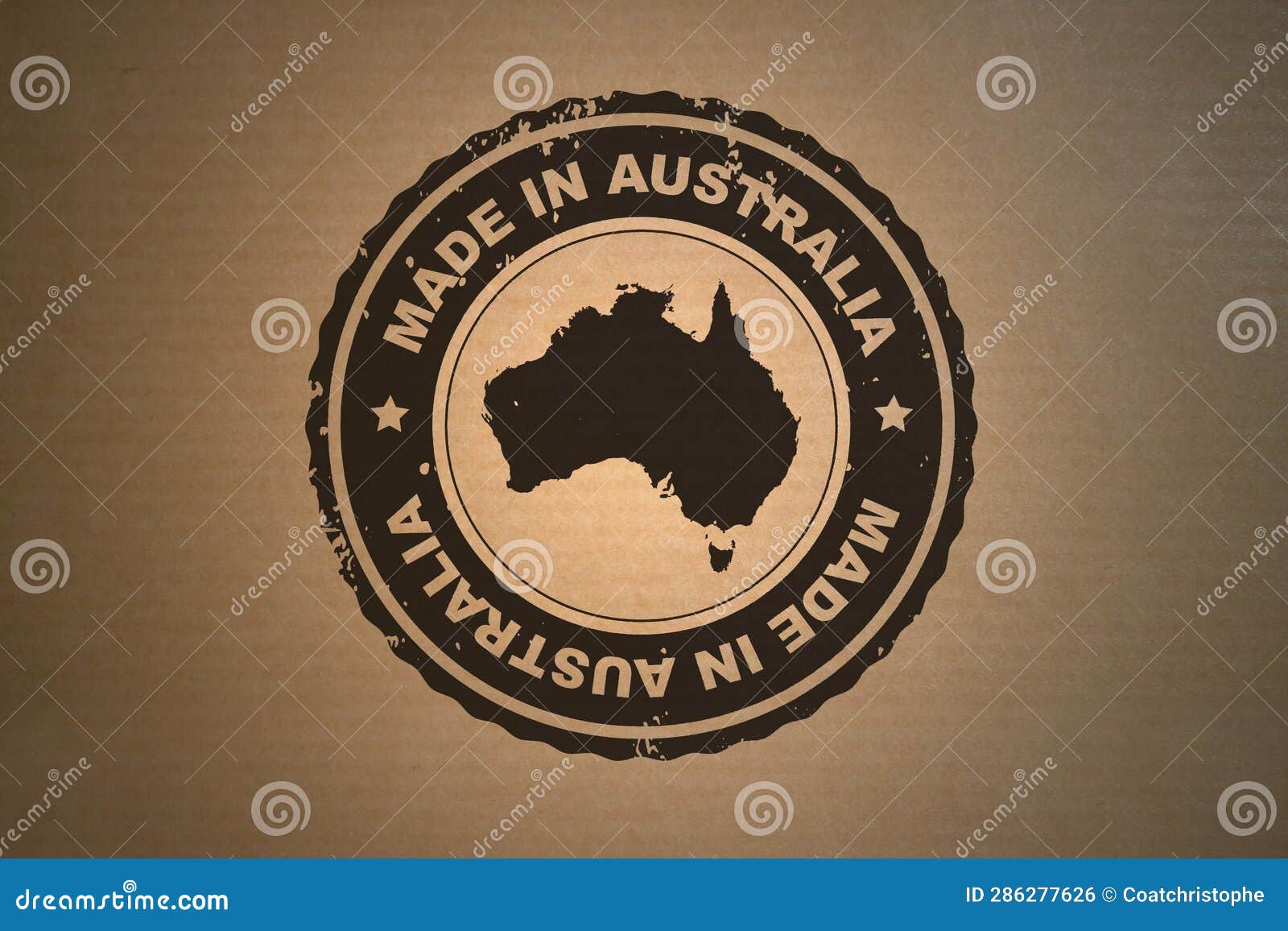 Made in Australia stock illustration. Illustration of abstract - 286277626