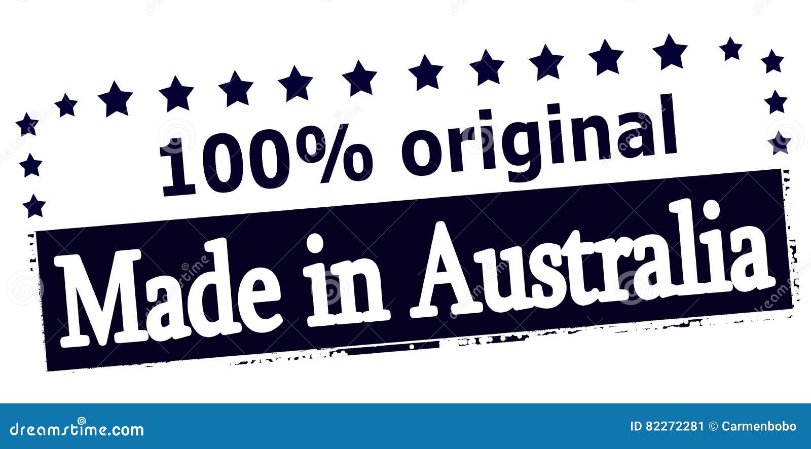 Made in Australia stock illustration. Illustration of grungy - 82272281