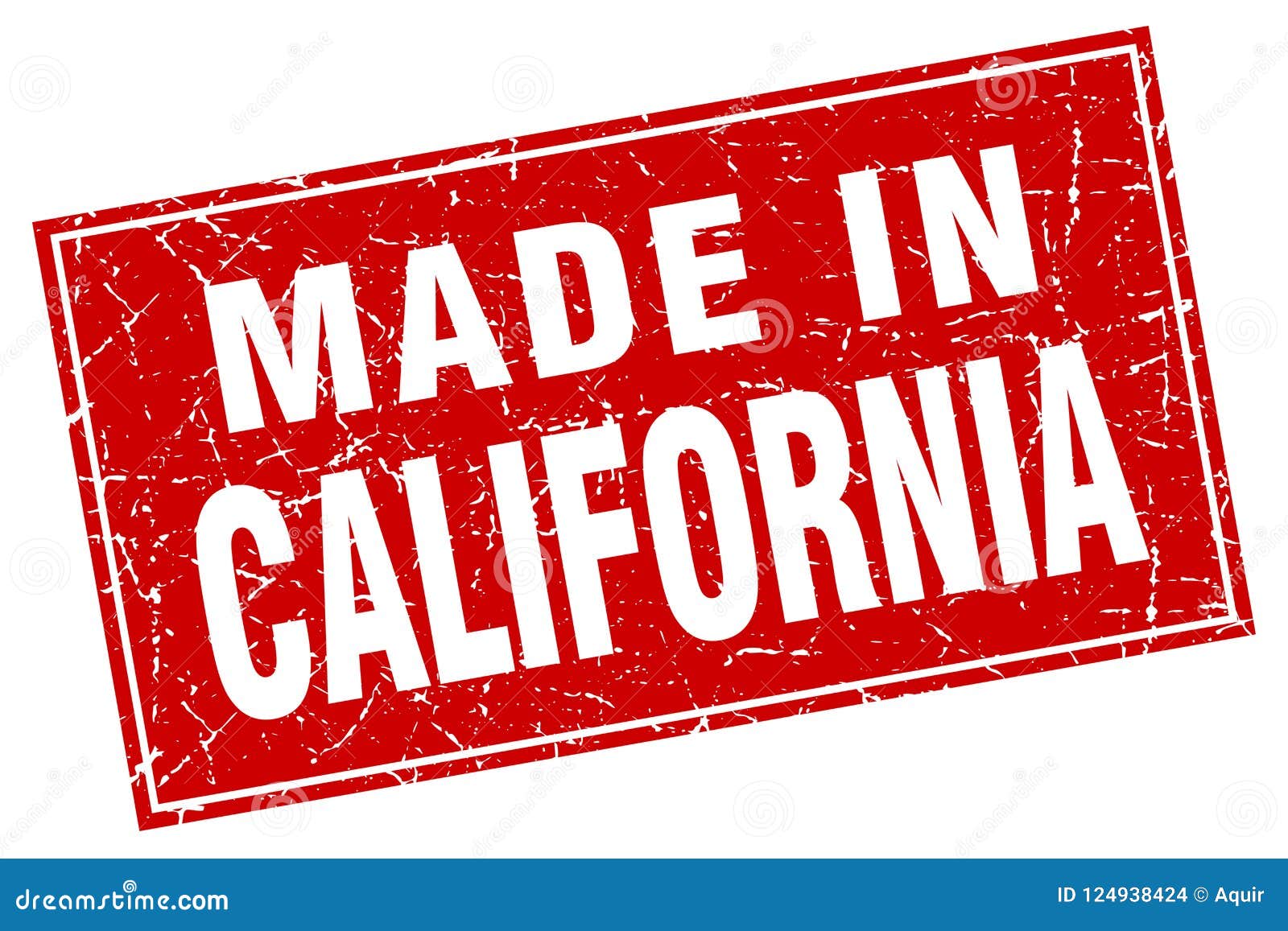 Made in California stamp stock vector. Illustration of label - 124938424
