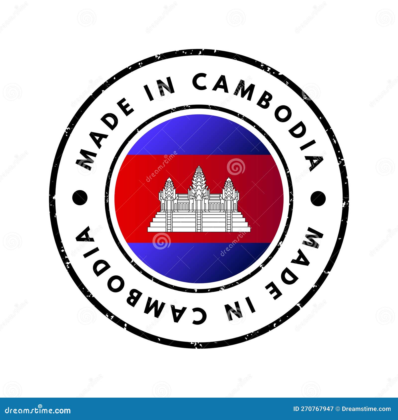 Cambodia Text With Map Cartoon Vector | CartoonDealer.com #5662915