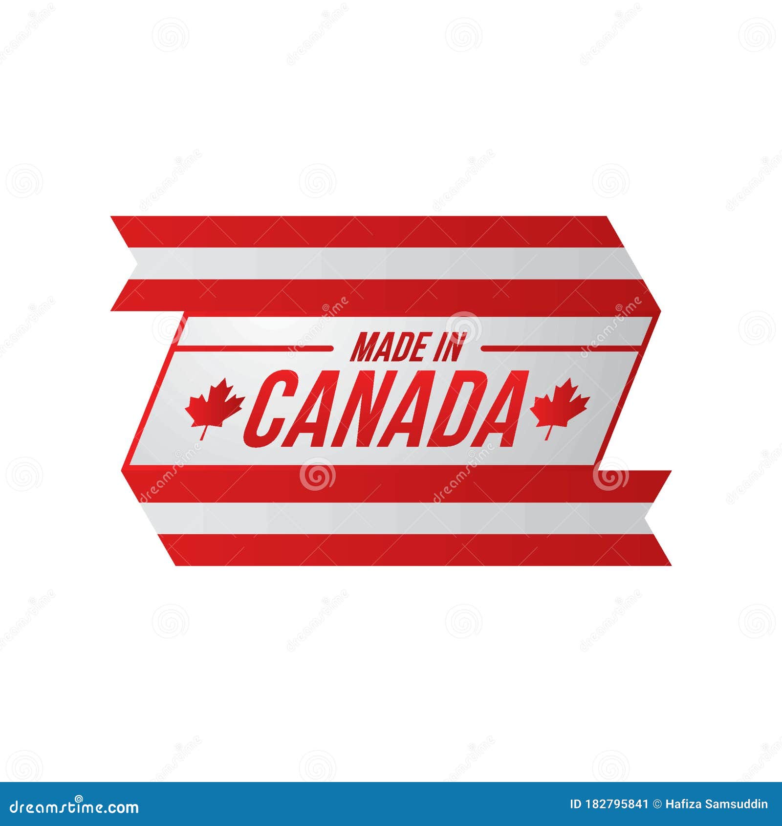 Made in Canada Label Design Stock Vector - Illustration of symbol ...