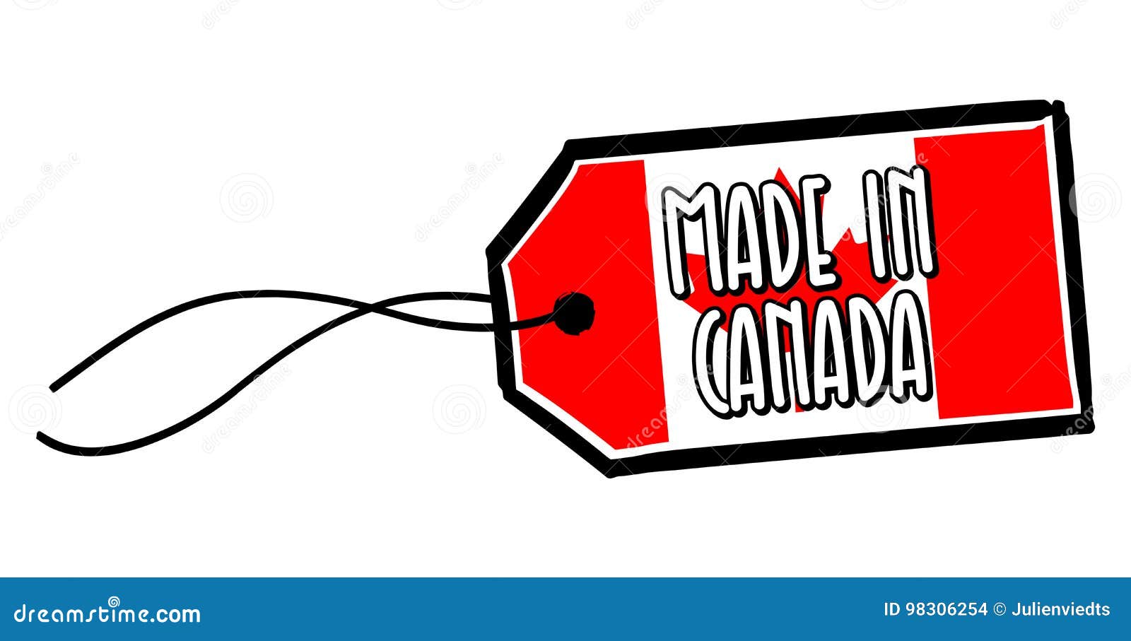 Made in Canada Label. stock vector. Illustration of print - 98306254