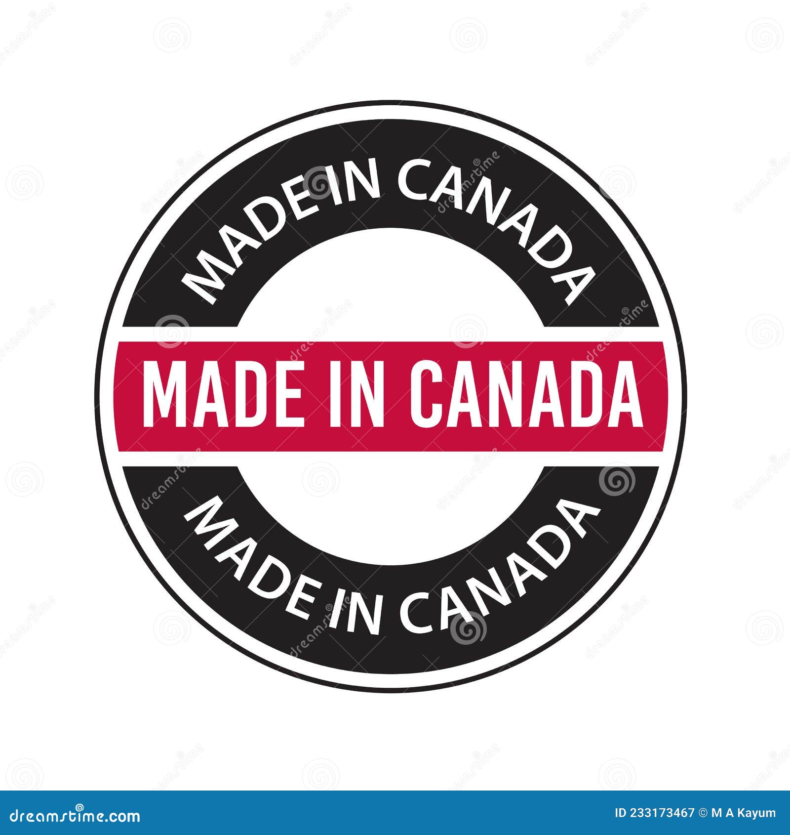 Made in Canada Vector Icon, Vector Logo. Canada Flags Logo Stock Vector ...
