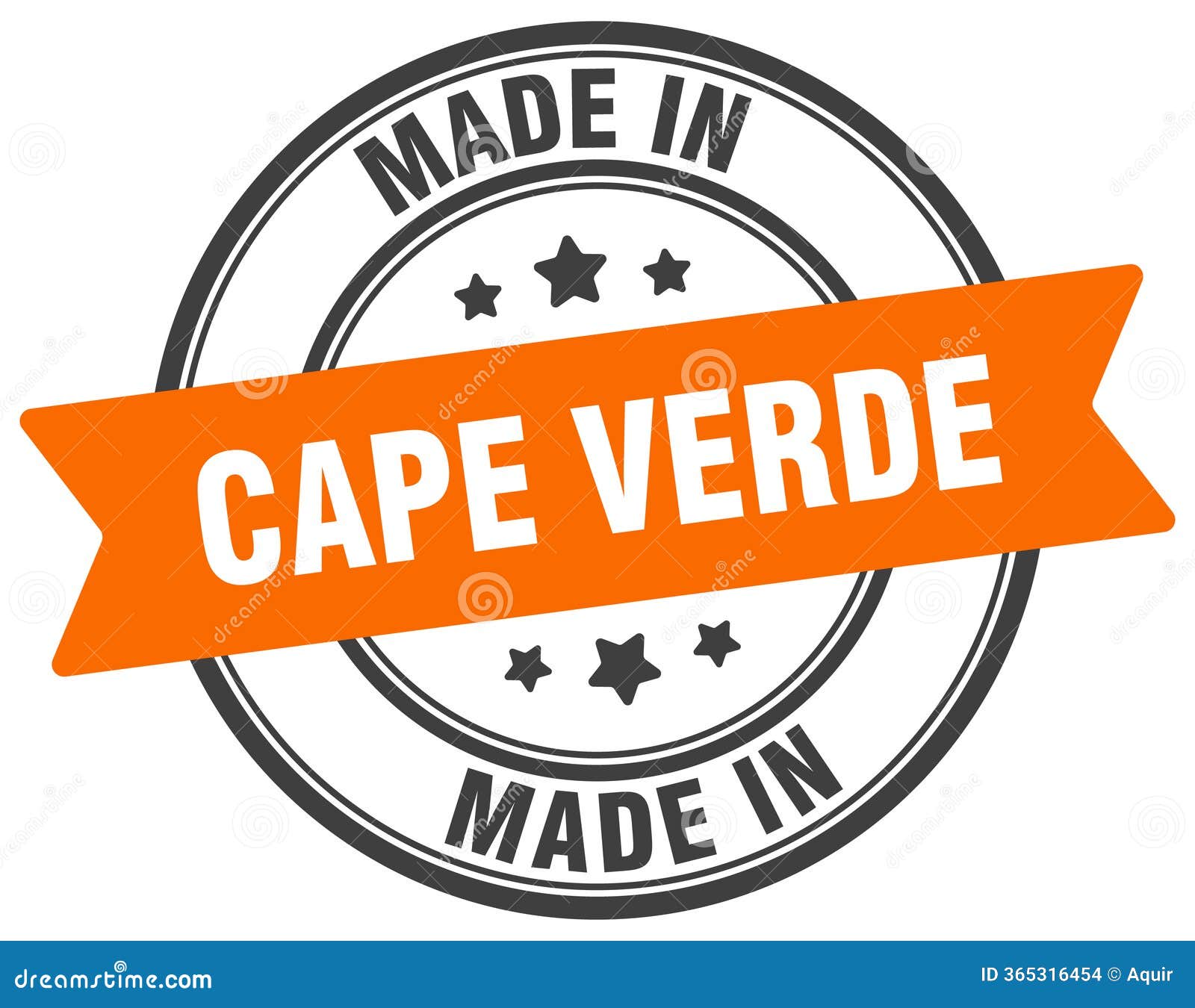 Cape Verde Star Flag. Cabo Verde Star Shape Flag. Cape Cabo Verdean ...