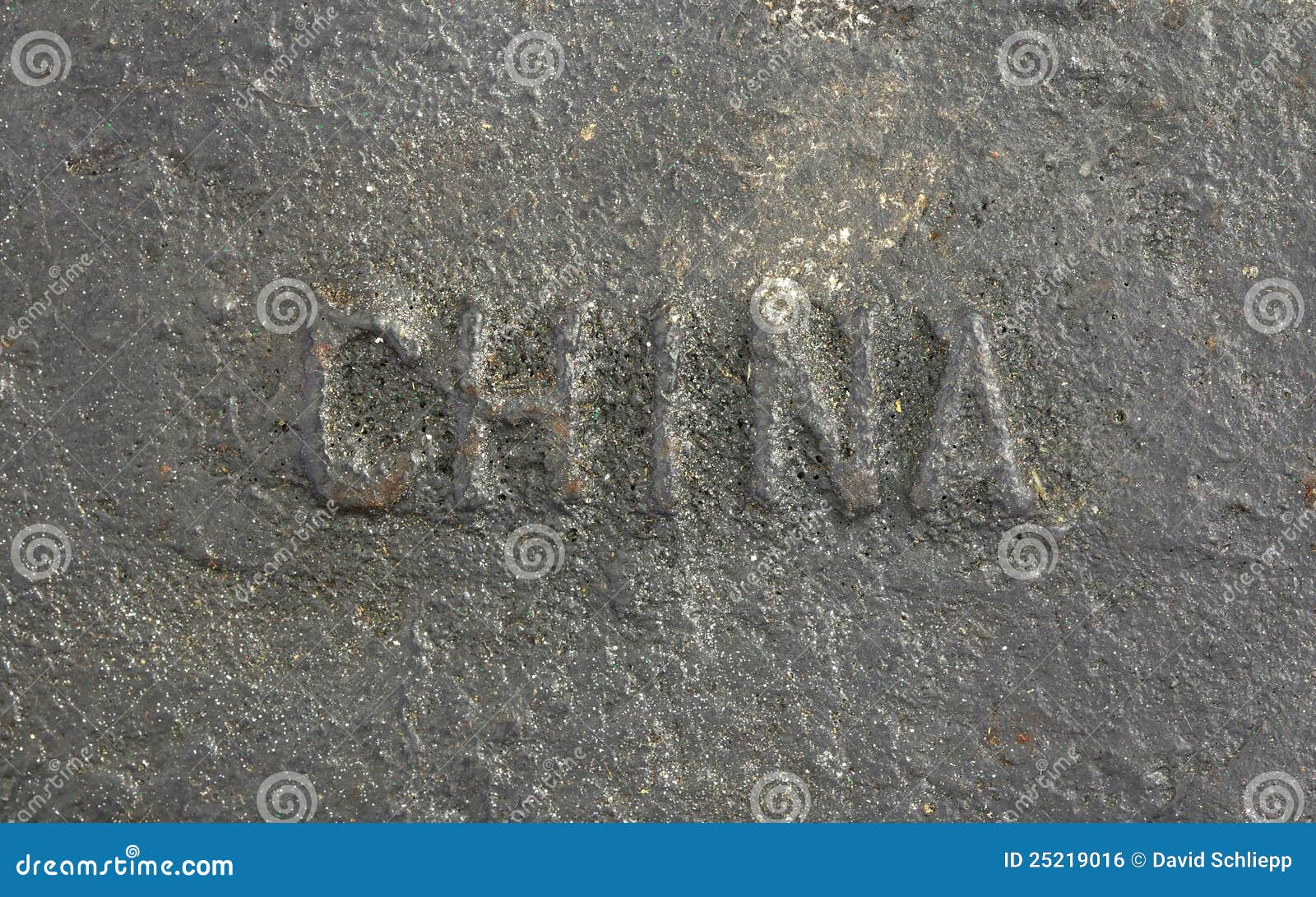 Made in China Metal stock photo. Image of label, manufacturing - 25219016