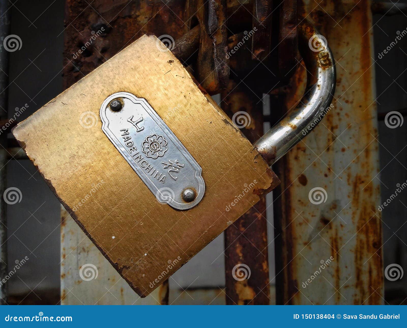 Made in china padlock stock photo. Image of colorado - 150138404