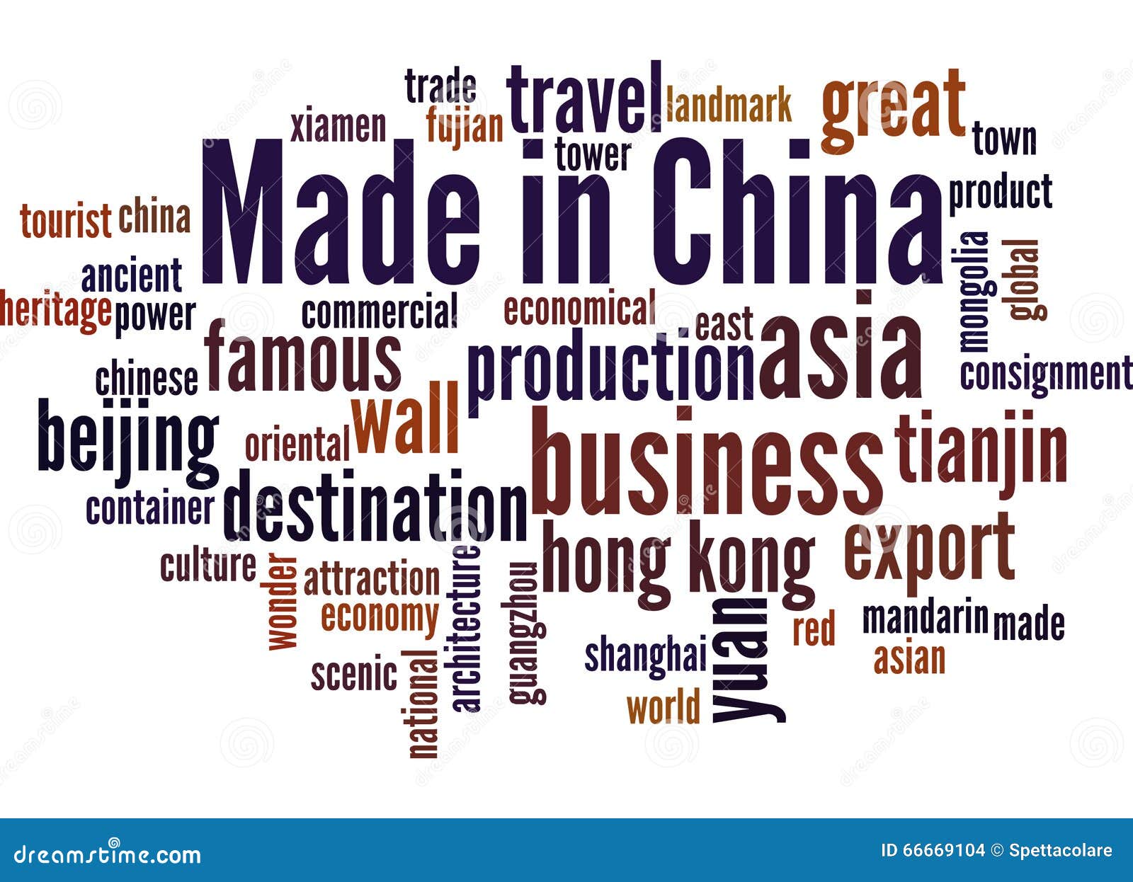 Made in China, Word Cloud Concept 9 Stock Illustration - Illustration ...