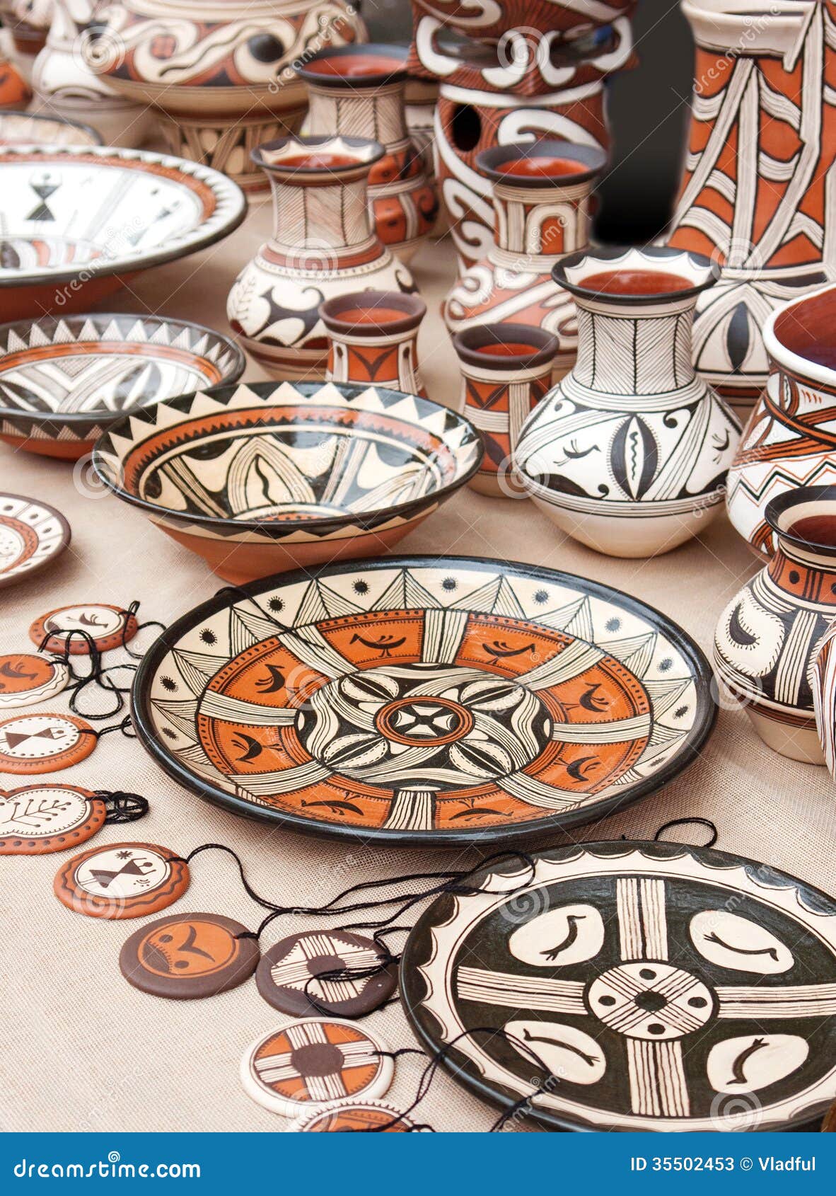 Made from clay stock image. Image of closeup, souvenir - 35502453