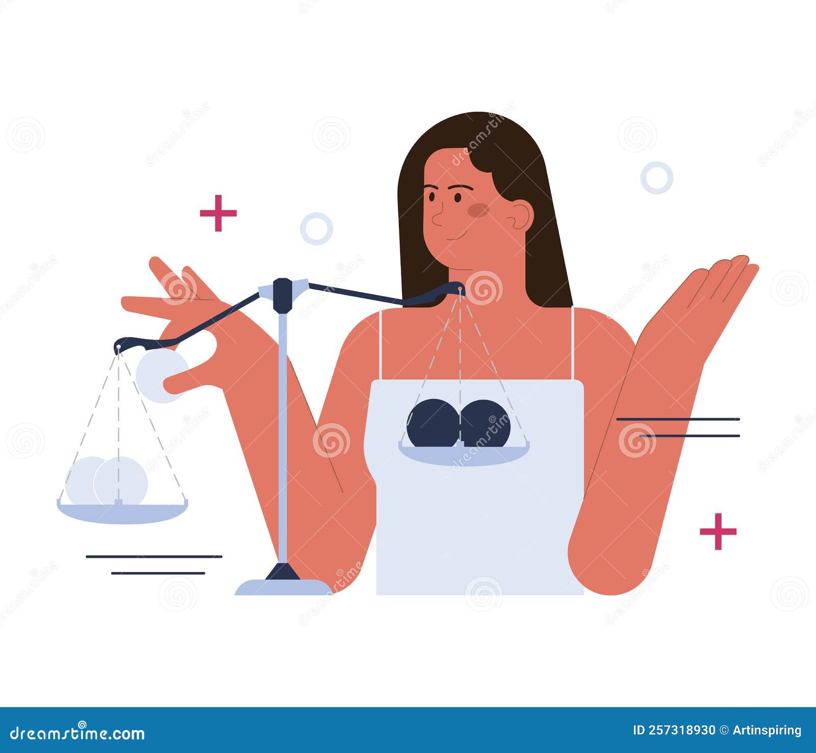 Made Decision Confident Verdict Question Or Problem Solution Stock Vector Illustration Of