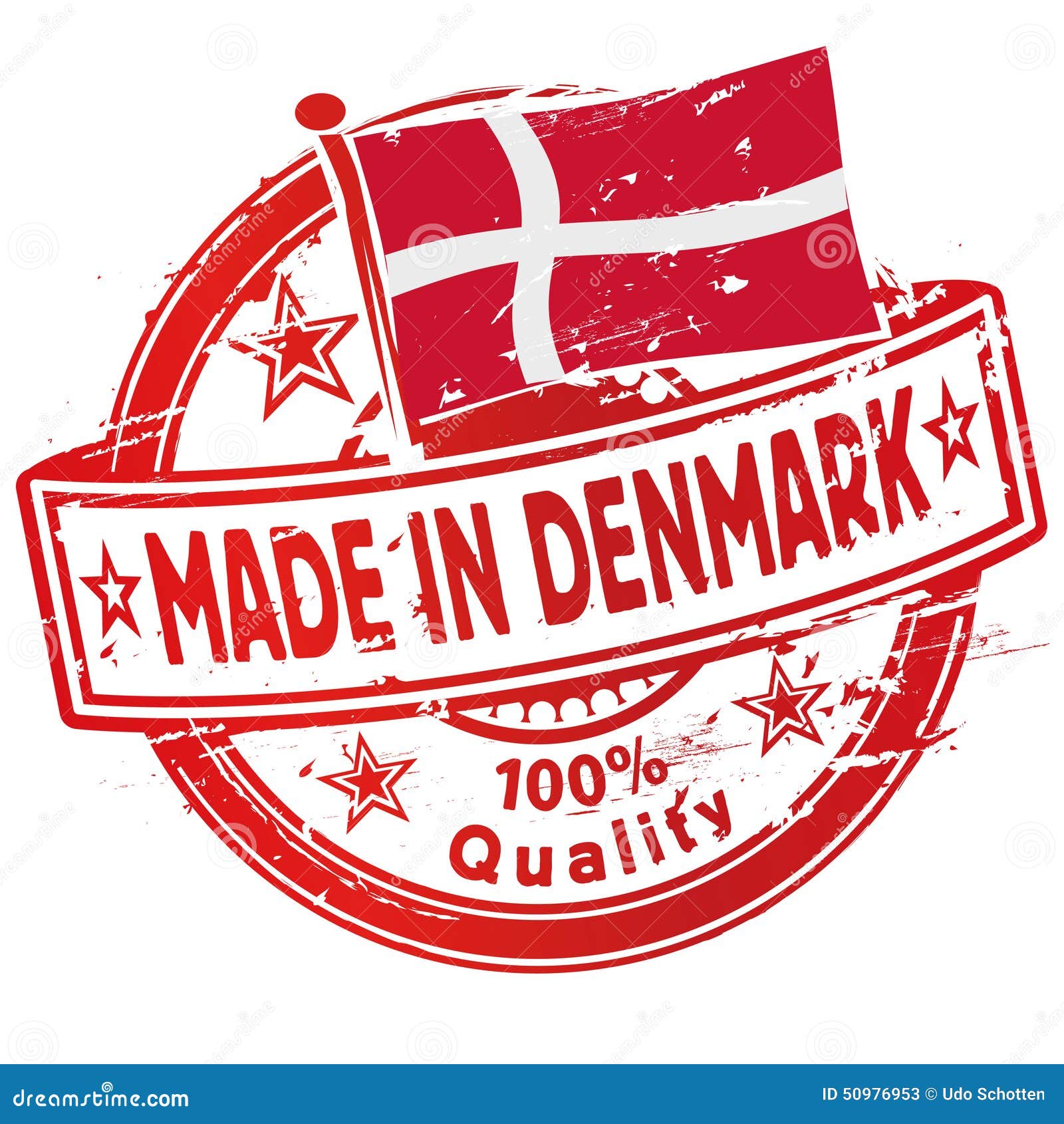Made in Denmark stock vector. Illustration of craftsmen - 50976953