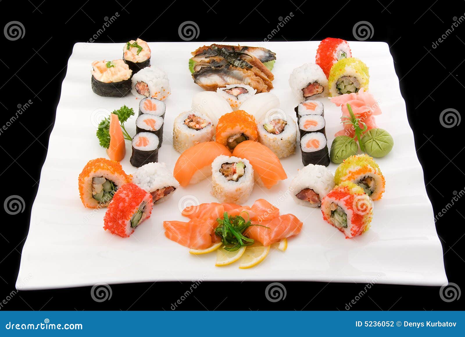 Made dish sakura stock photo. Image of isolated, black - 5236052